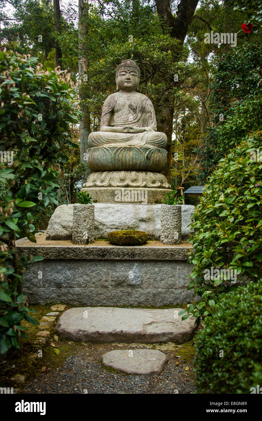 Buddha statue, Ryoan-ji Temple, Kyoto, Japan Stock Photo - Alamy