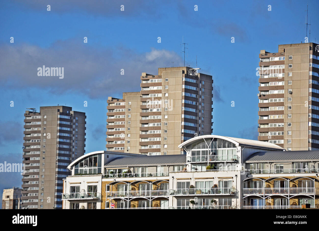Tower Blocks Flats Apartments In High Resolution Stock Photography and ...