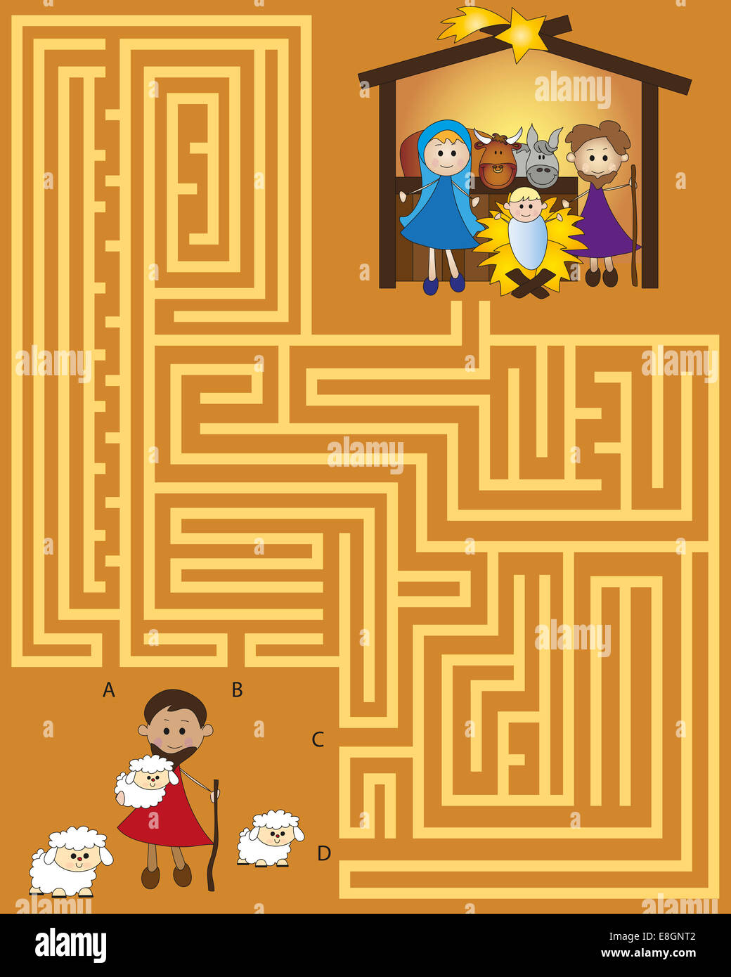 Nativity children hi-res stock photography and images - Alamy