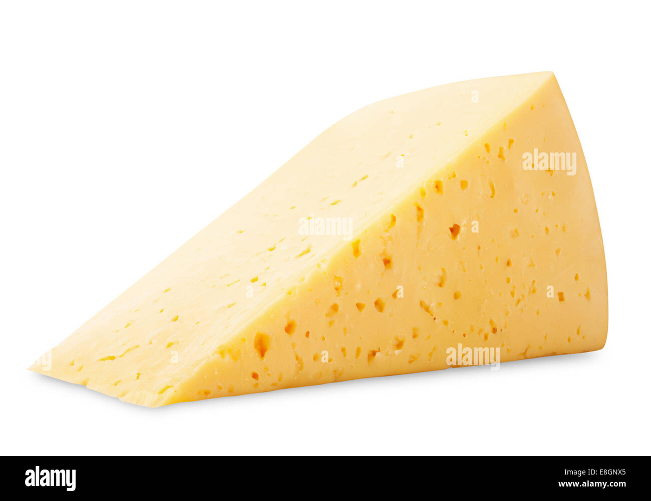 Cheese isolated on white background. Clipping Path Stock Photo - Alamy
