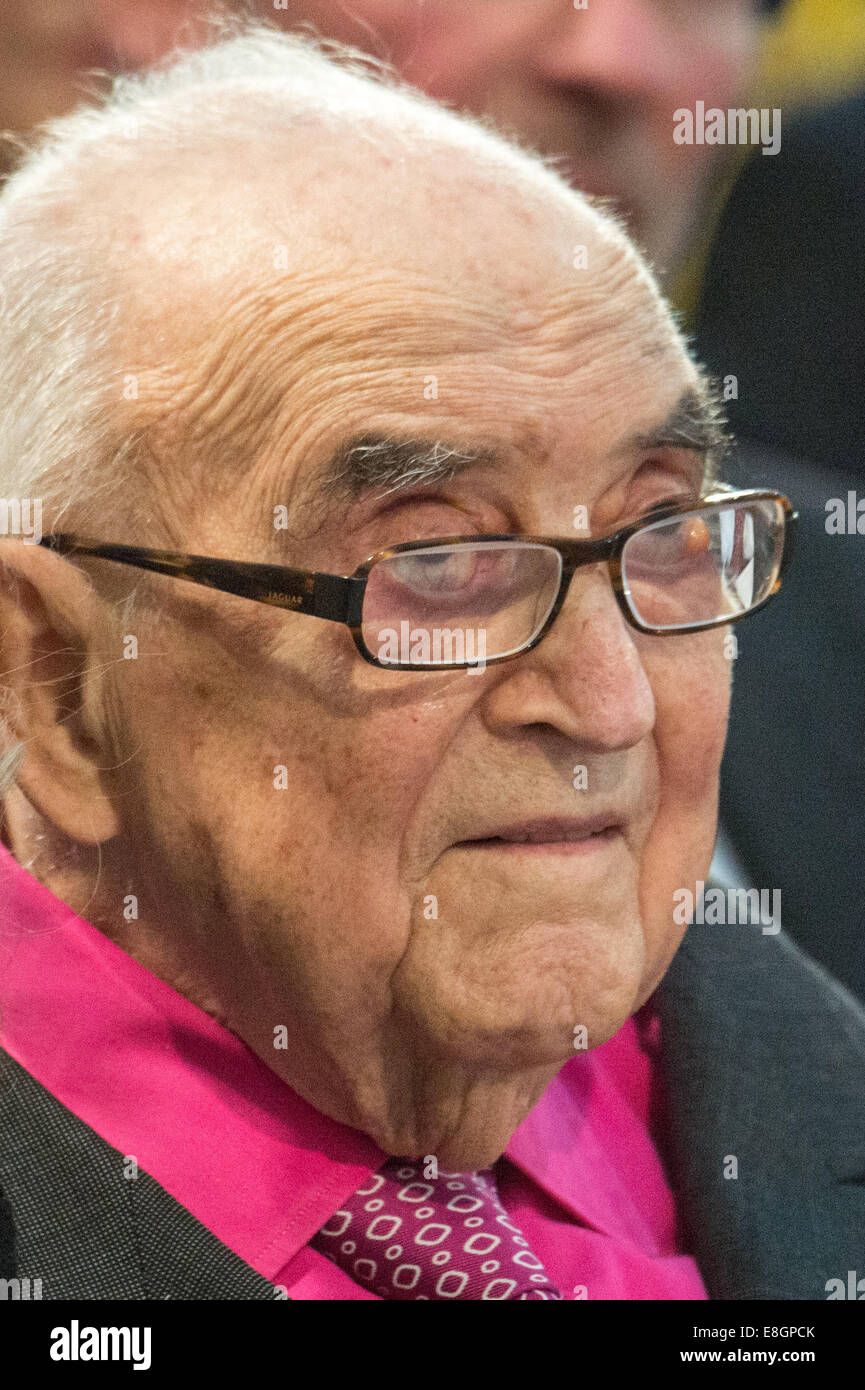 The British publisher, journalist, and diplomat Lord George Weidenfeld ...