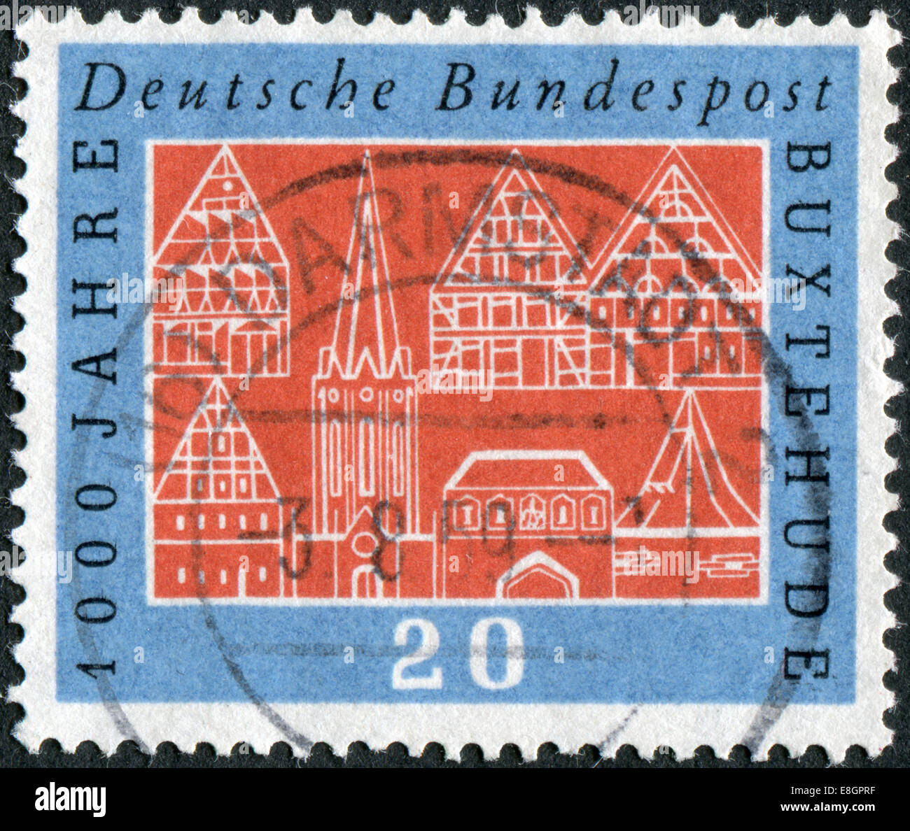 GERMANY - CIRCA 1959: Postage stamp printed in Germany, dedicated to ...