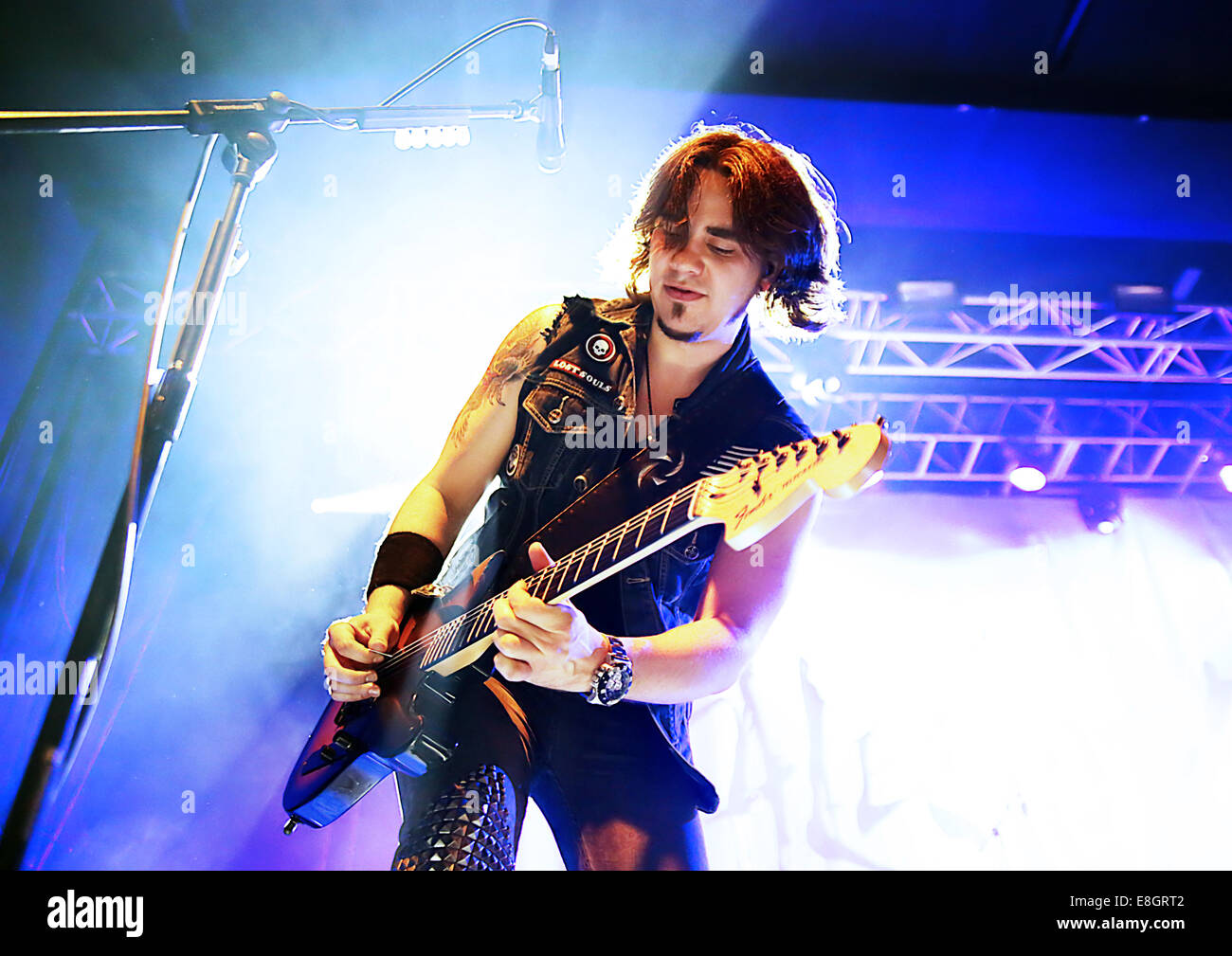 Hard rock band Halestorm performs live at Manchester Academy Featuring ...