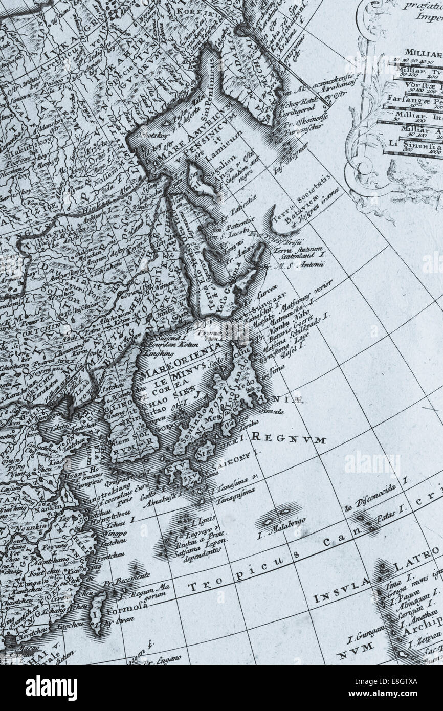 Antique map of korea hi-res stock photography and images - Alamy