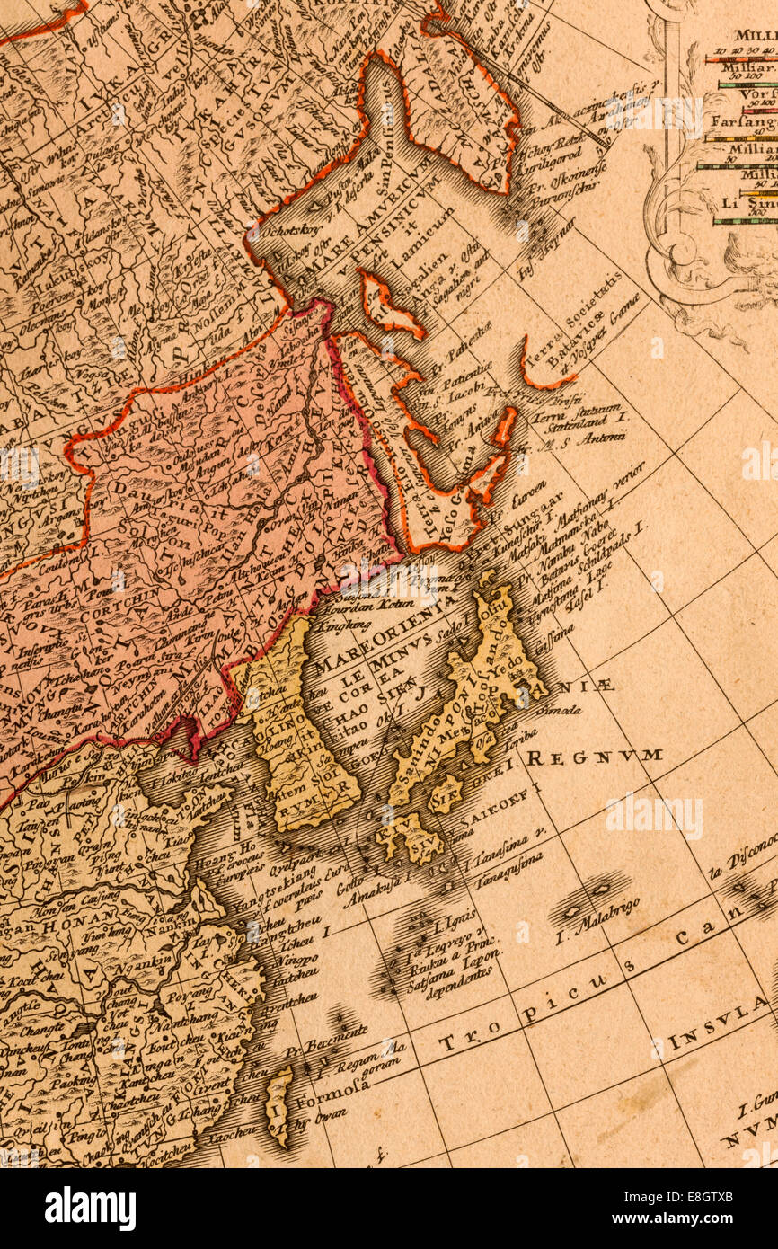 Map of old east russia hi-res stock photography and images - Alamy