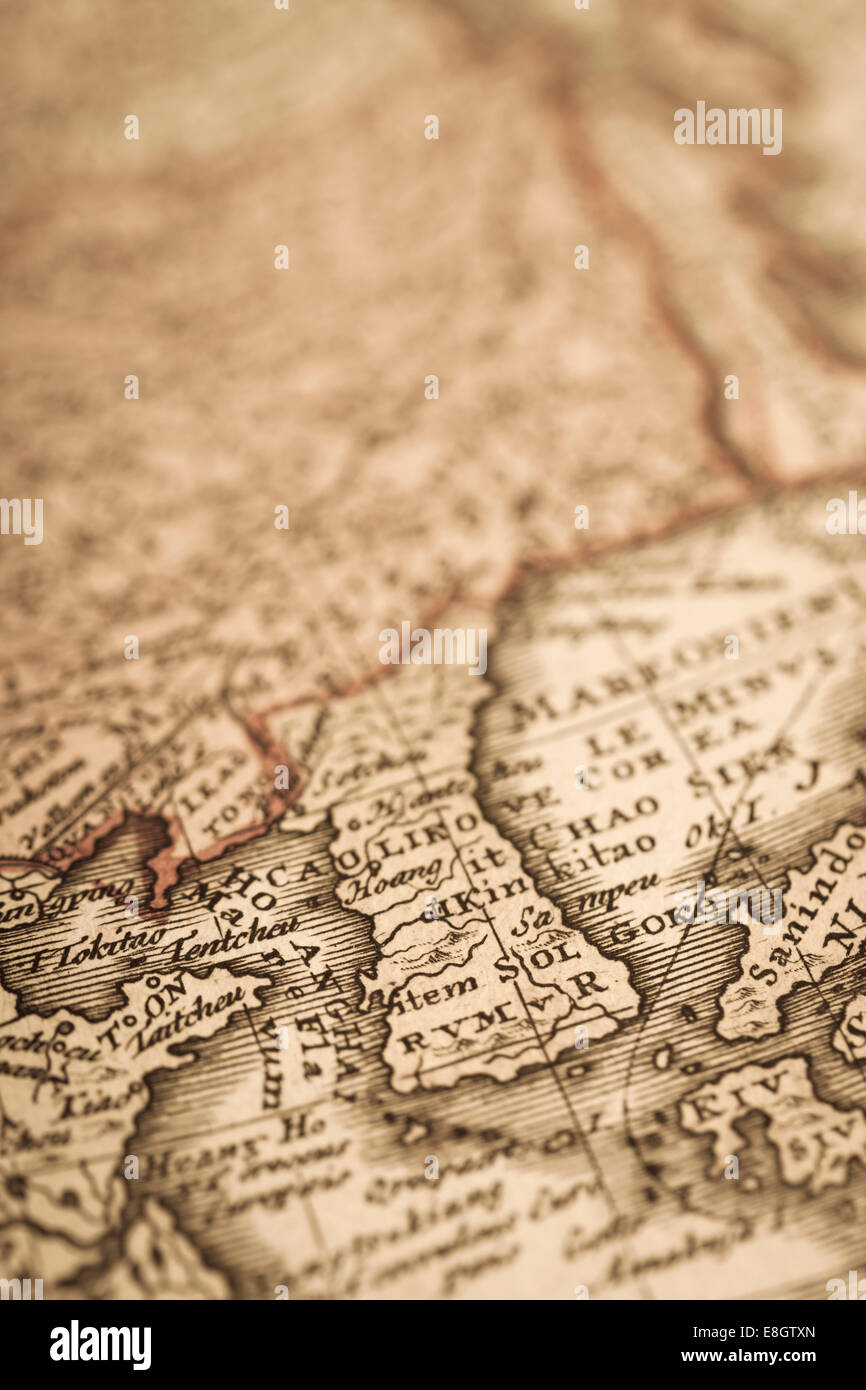 Asia focus map hi-res stock photography and images - Alamy