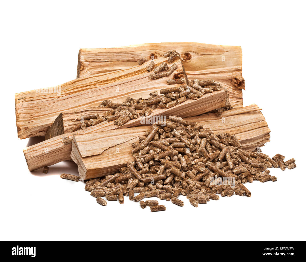 Pellet fuel stove Cut Out Stock Images & Pictures - Alamy