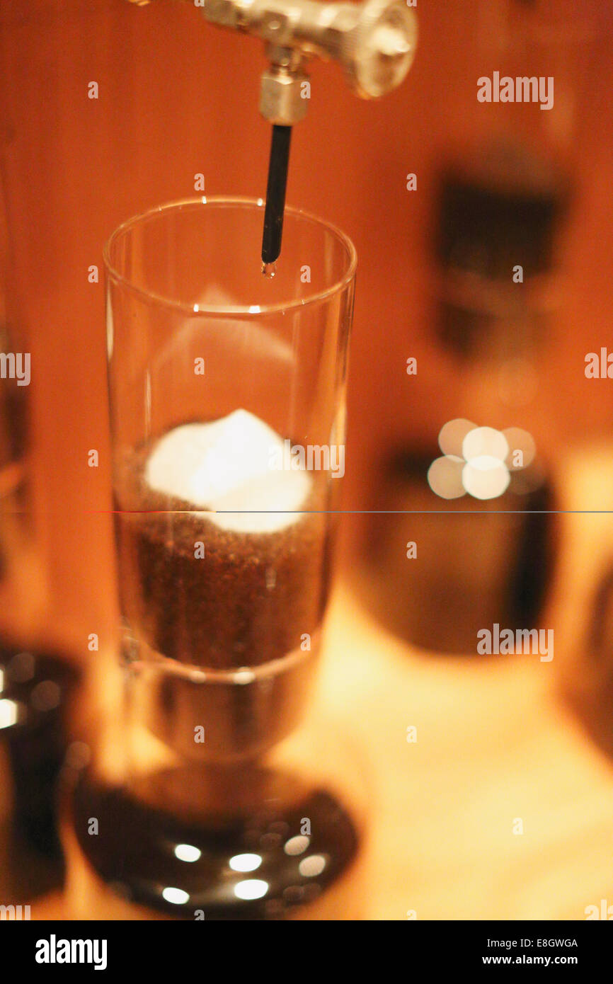 Coffee Dripping Machine Stock Photo - Alamy