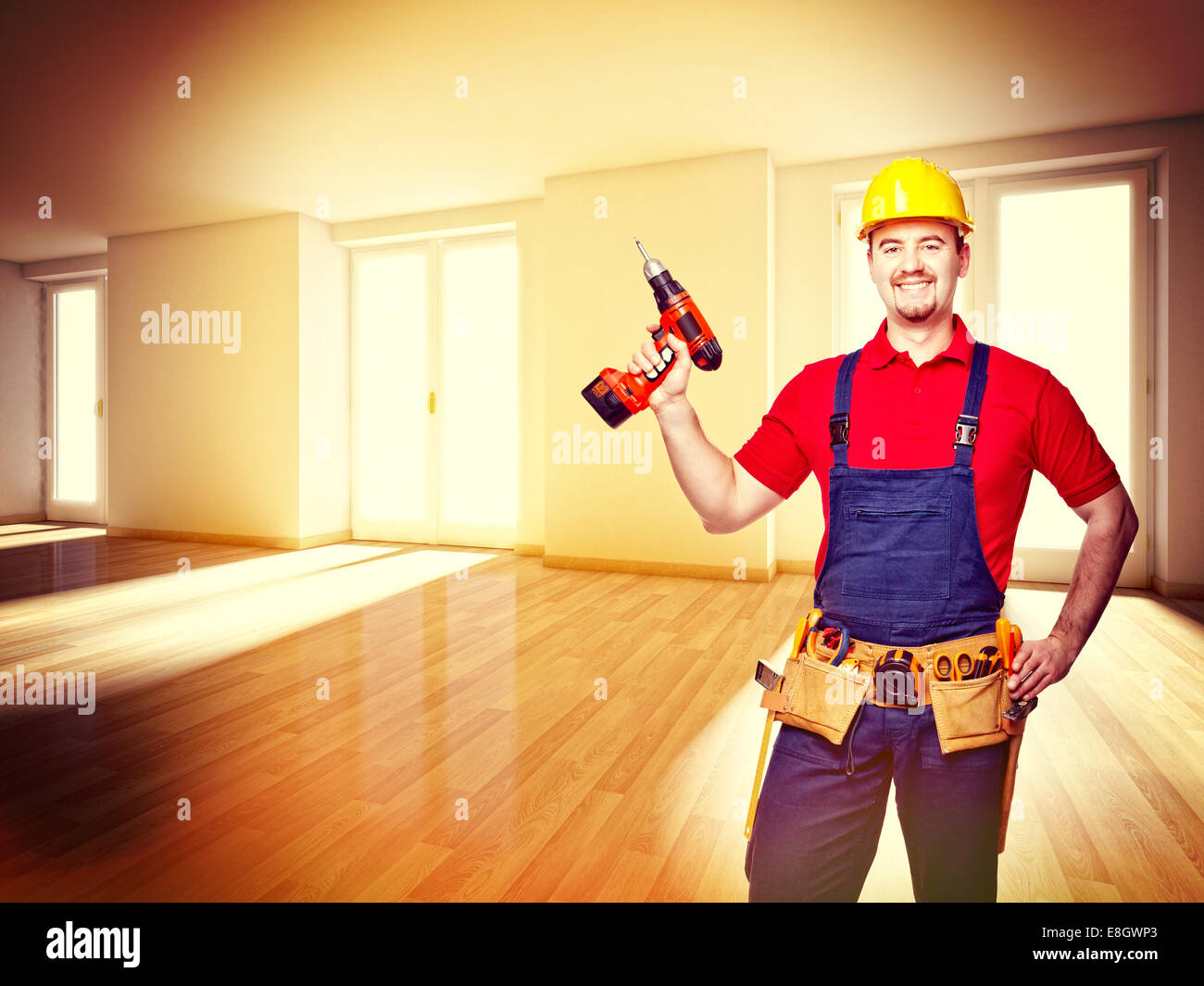 Handyman home man hi-res stock photography and images - Alamy