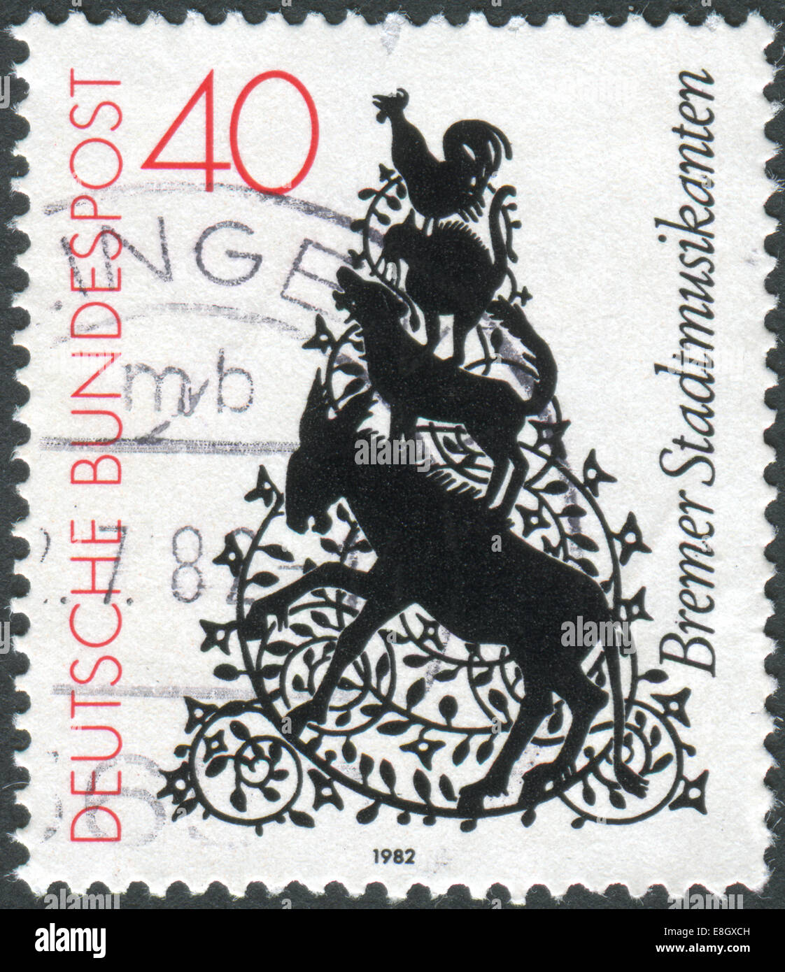 GERMANY - CIRCA 1982: Postage stamp printed in Germany, shows ...