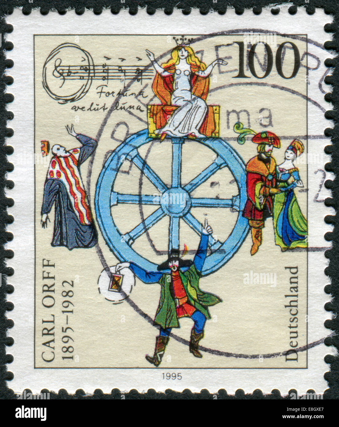GERMANY - CIRCA 1995: Postage stamp printed in Germany, dedicated to ...