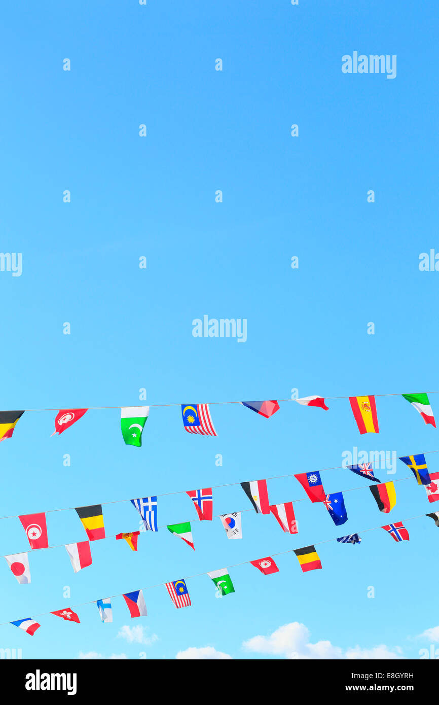 Multiple Flags Cut Out Stock Images & Pictures - Alamy