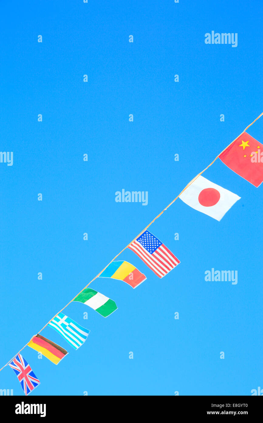Multiple flags Cut Out Stock Images & Pictures - Alamy