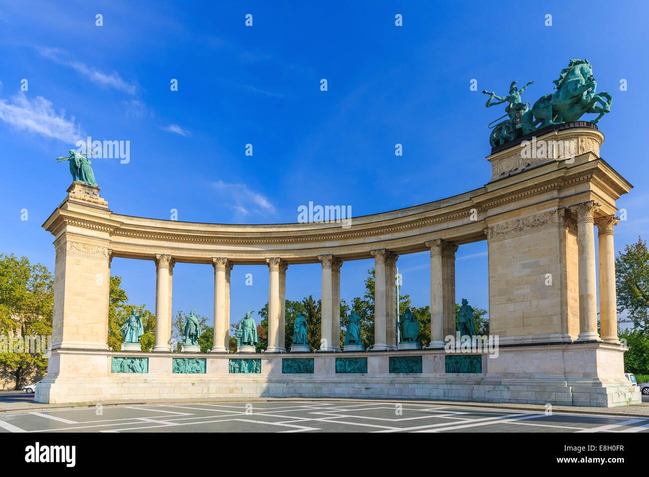 Statue hungarian kings square budapest hi-res stock photography and ...