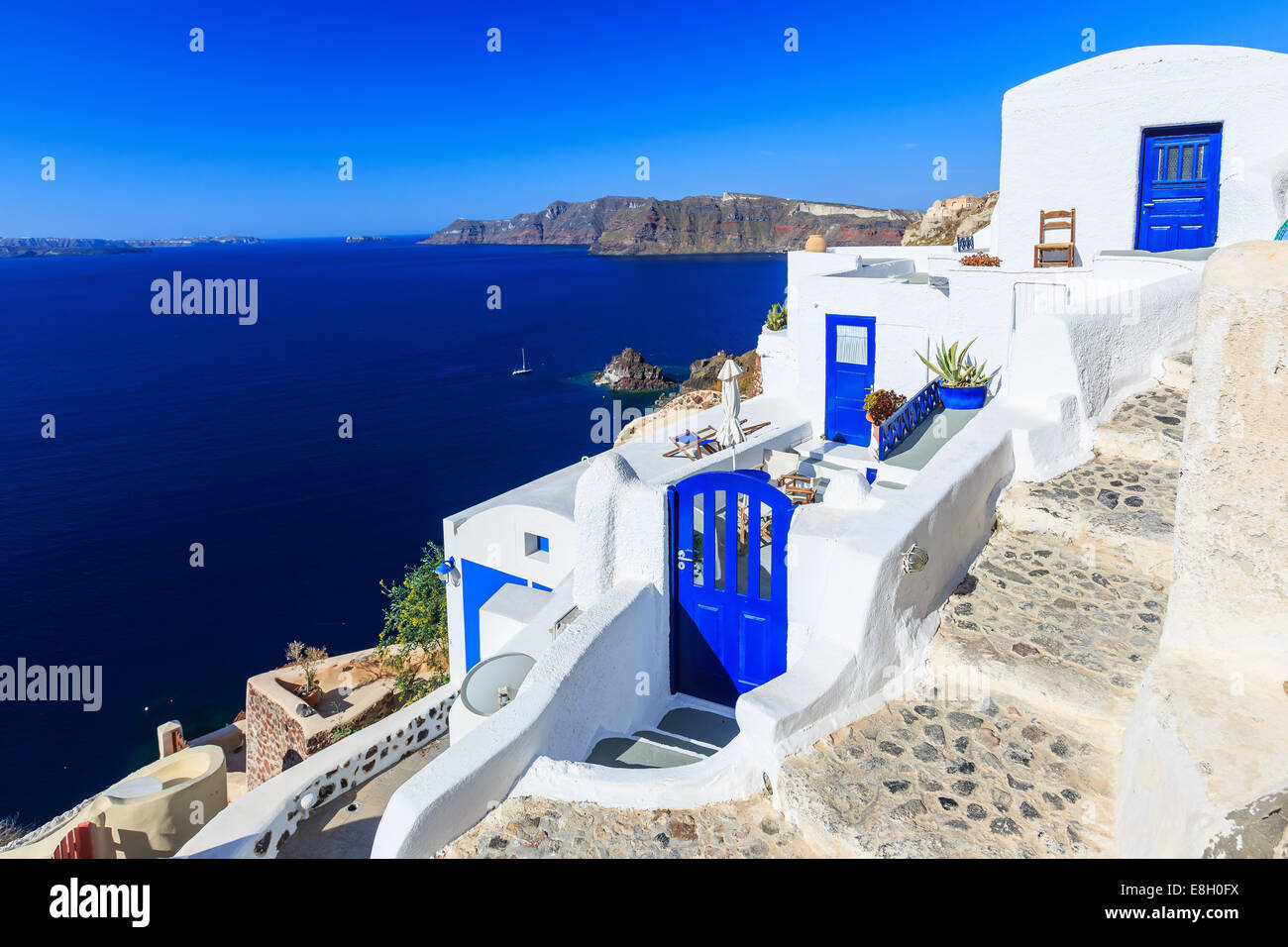 Santorini window hi-res stock photography and images - Alamy