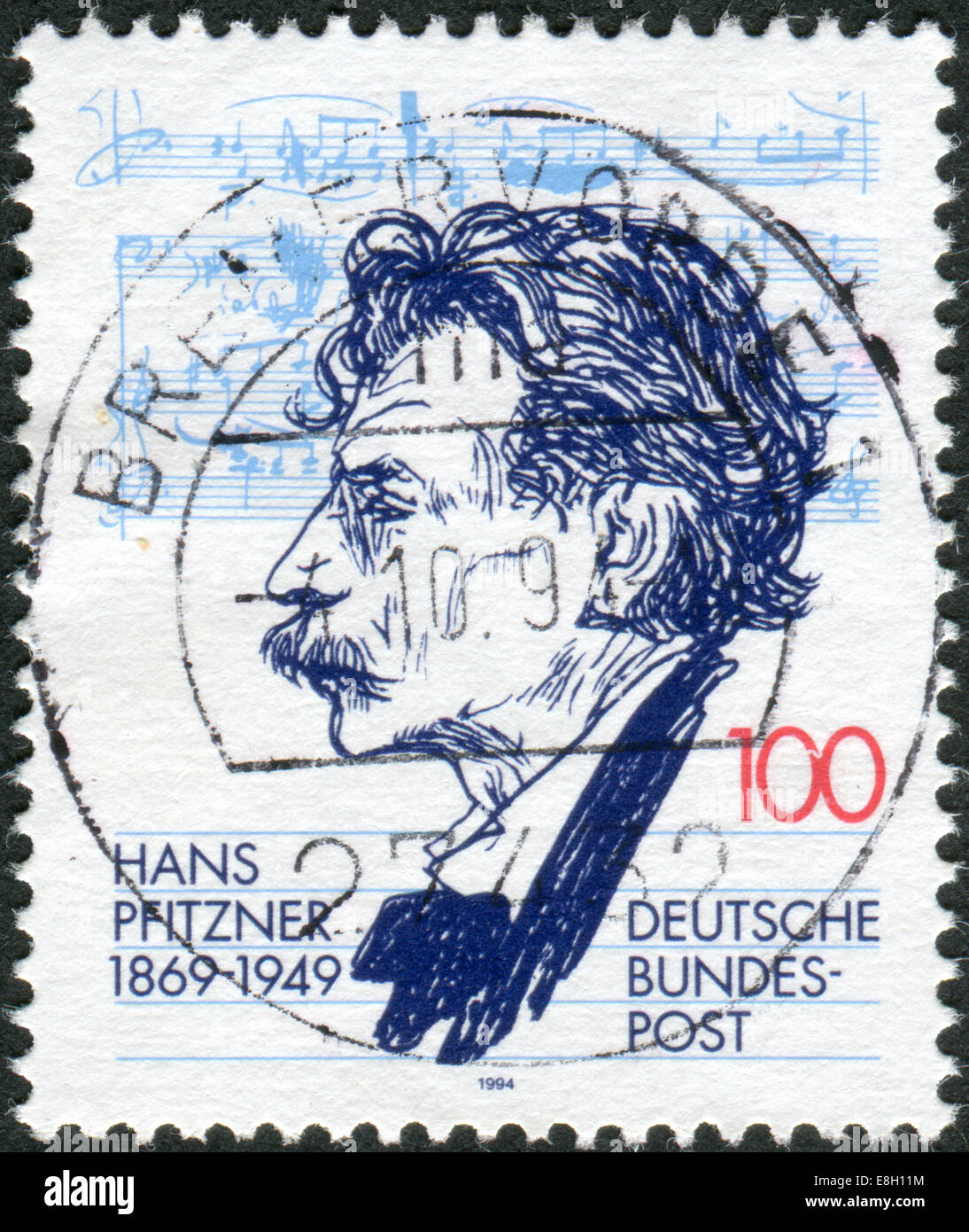 GERMANY - CIRCA 1994: Postage stamp printed in Germany, shows a ...