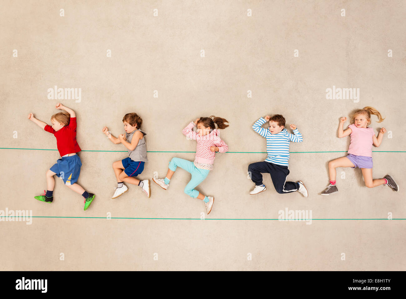 Children racing at sports event Stock Photo - Alamy