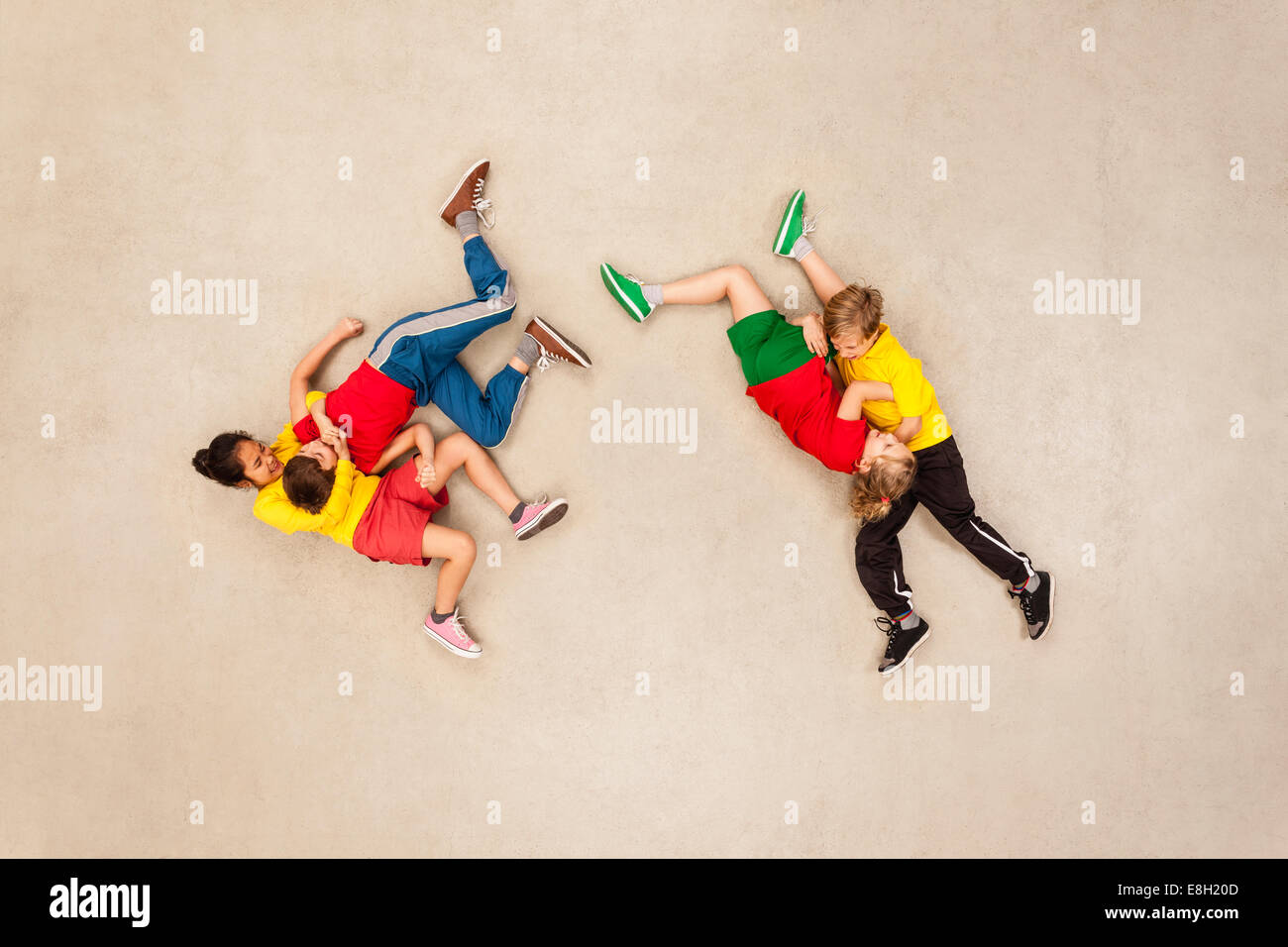 Children wrestler hi-res stock photography and images - Alamy