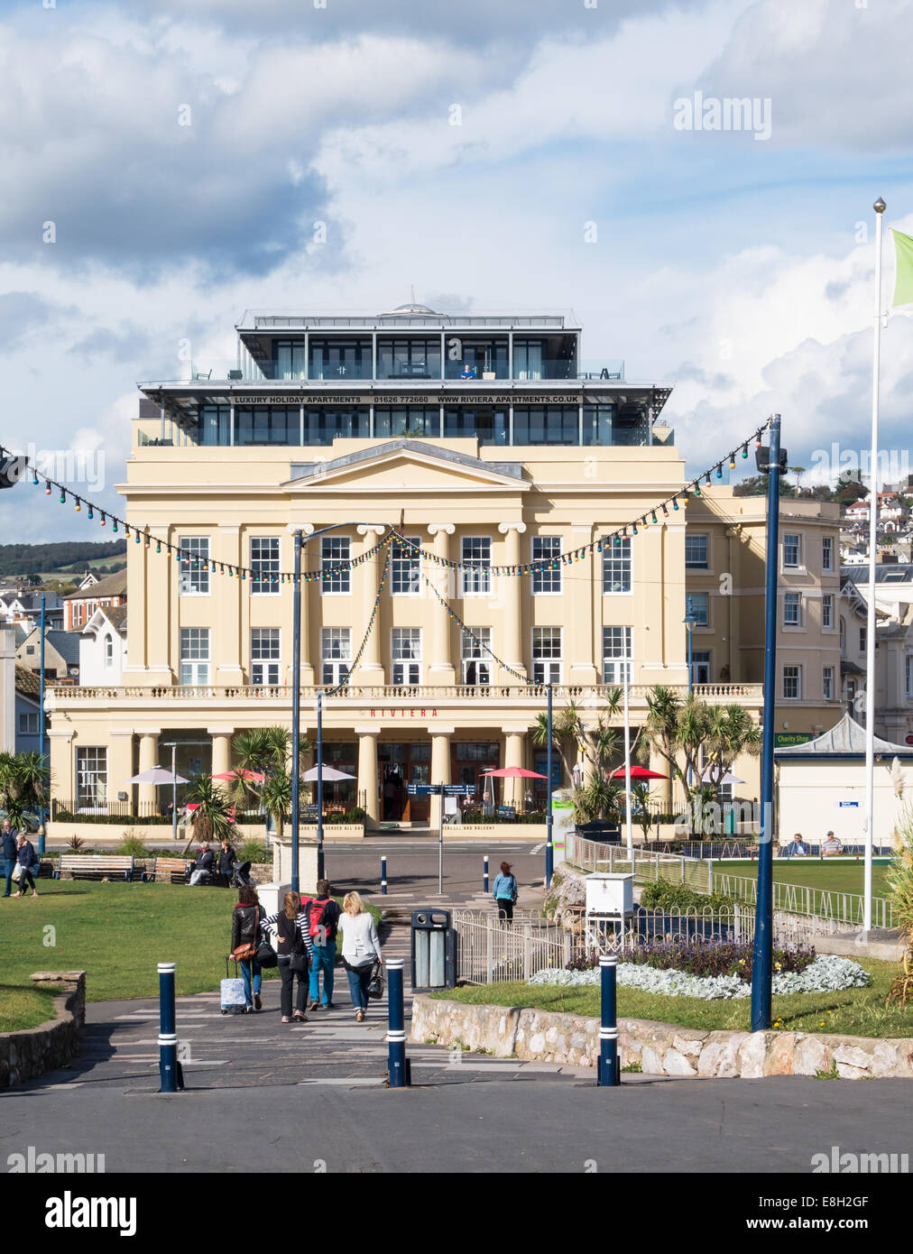 The old Regency cinema/theater, theatre in Teignmouth, Devon. The walk ...
