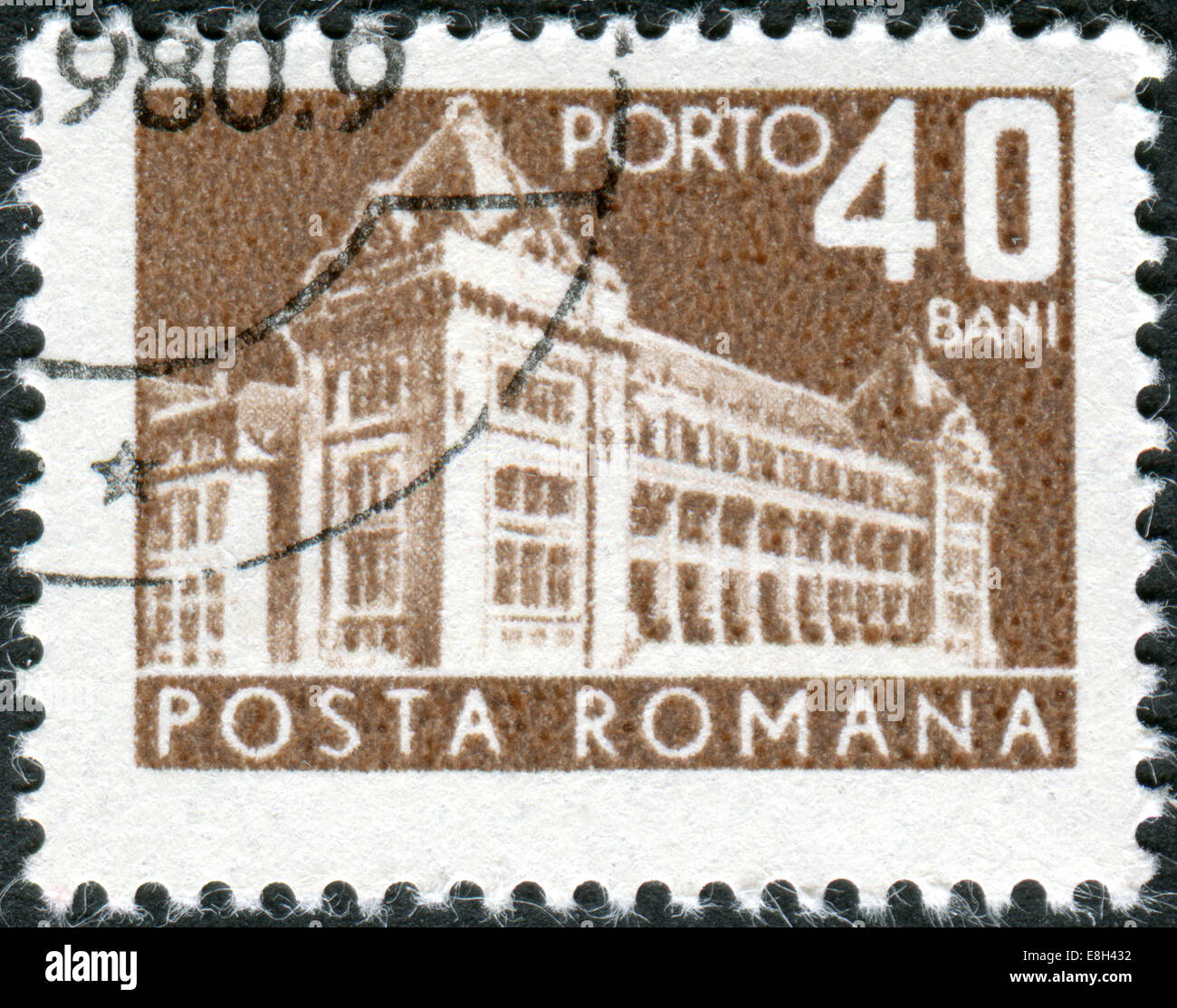 ROMANIA - CIRCA 1967: Postage stamp (stamp dues) printed in Romania ...