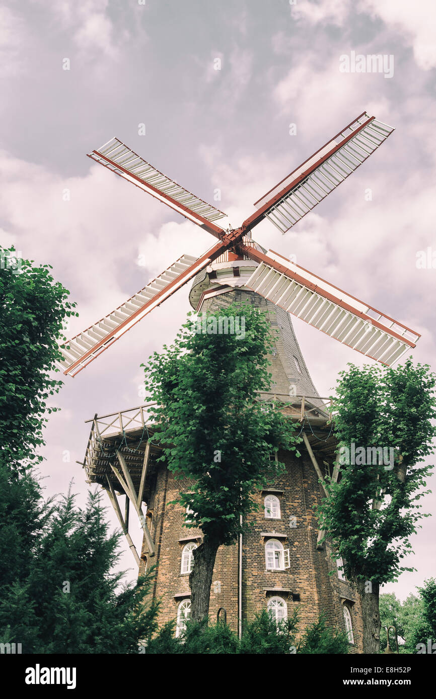 Germany, Bremen,Am Wall Windmill Stock Photo - Alamy