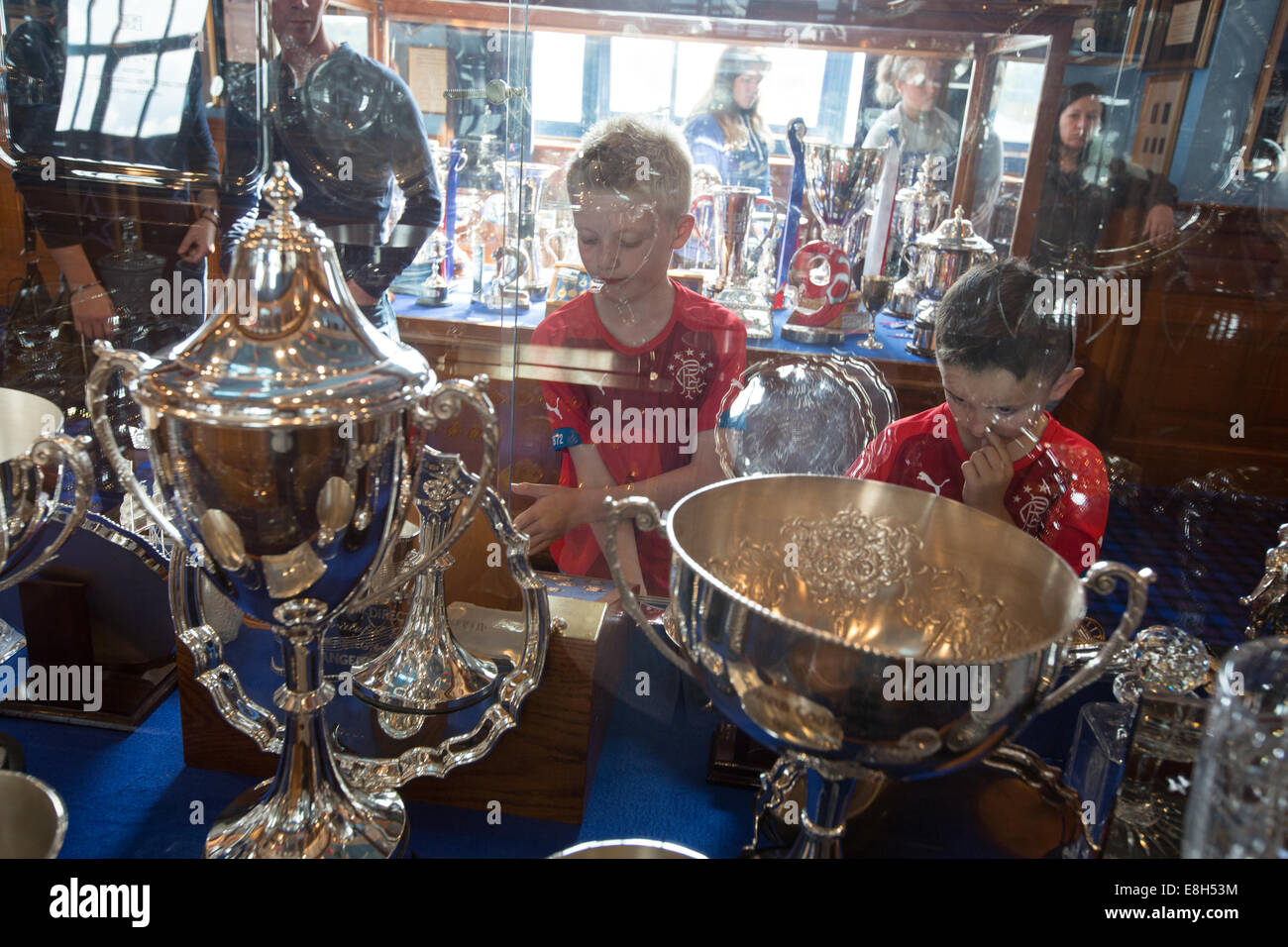 The trophy room at ibrox stadium hi-res stock photography and images ...