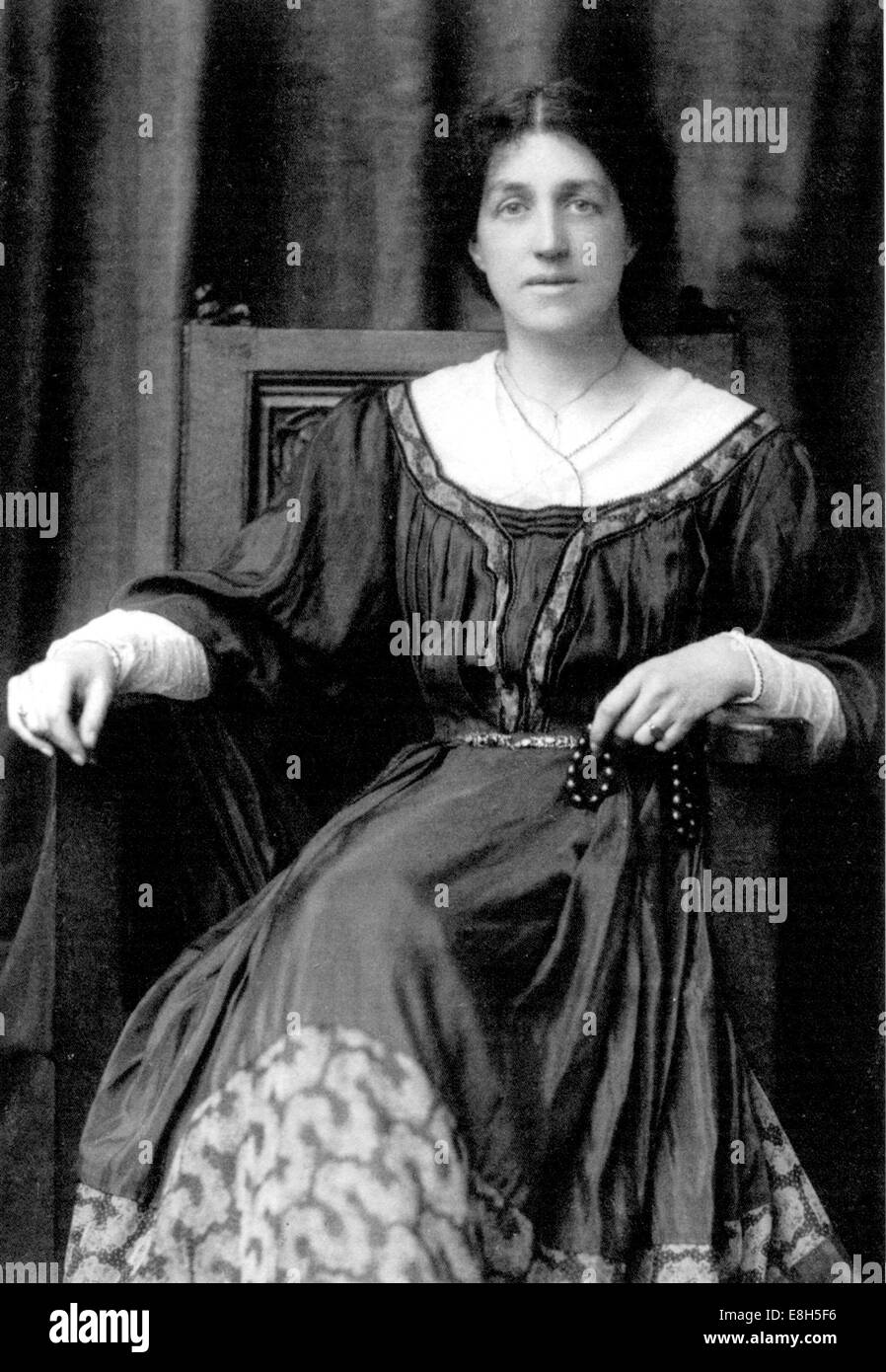 MAY MORRIS (1862-1938) English designer and writer in 1909, younger ...