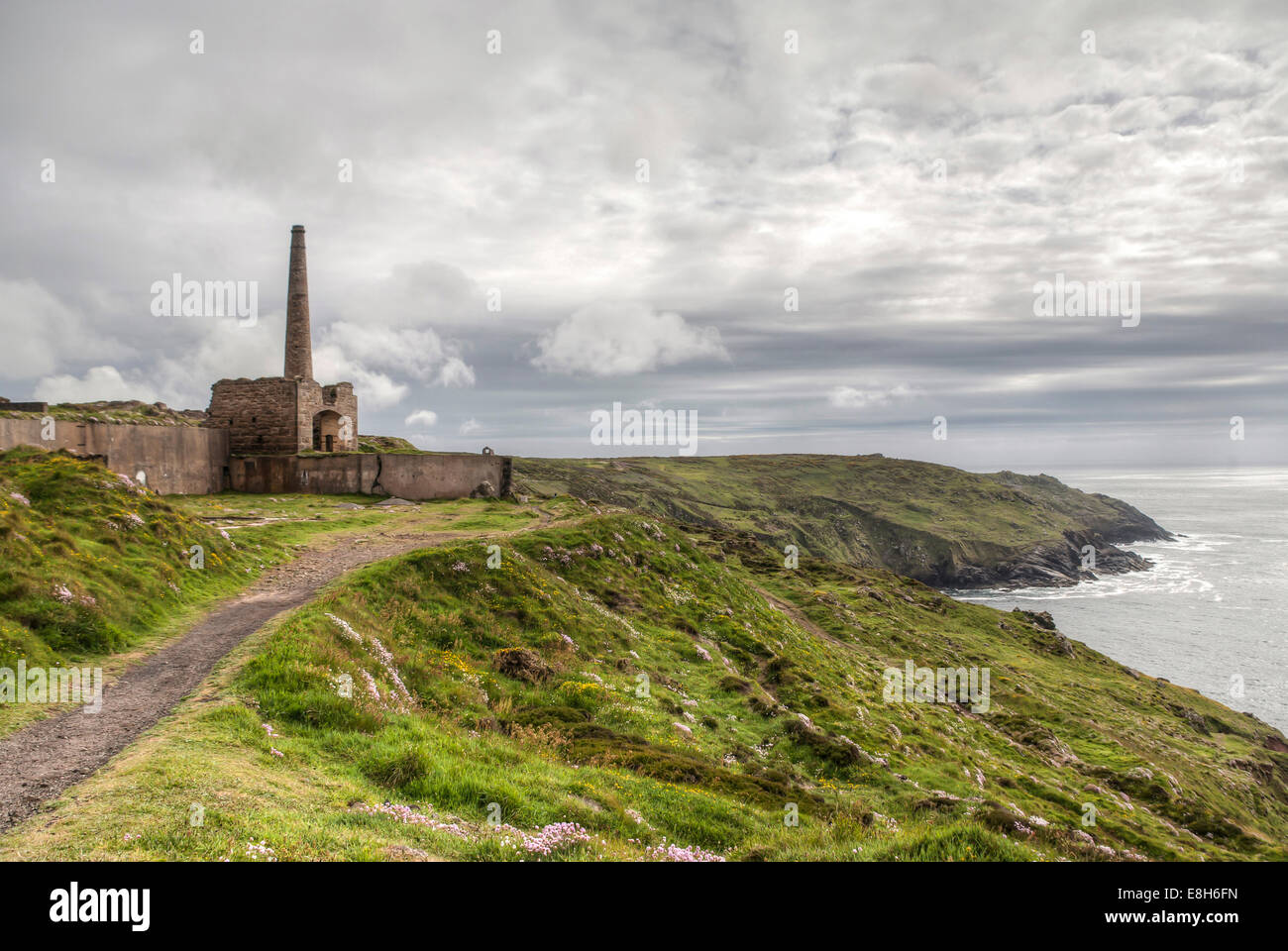 United Kingdom, England, Cornwall, Tin mine Stock Photo - Alamy