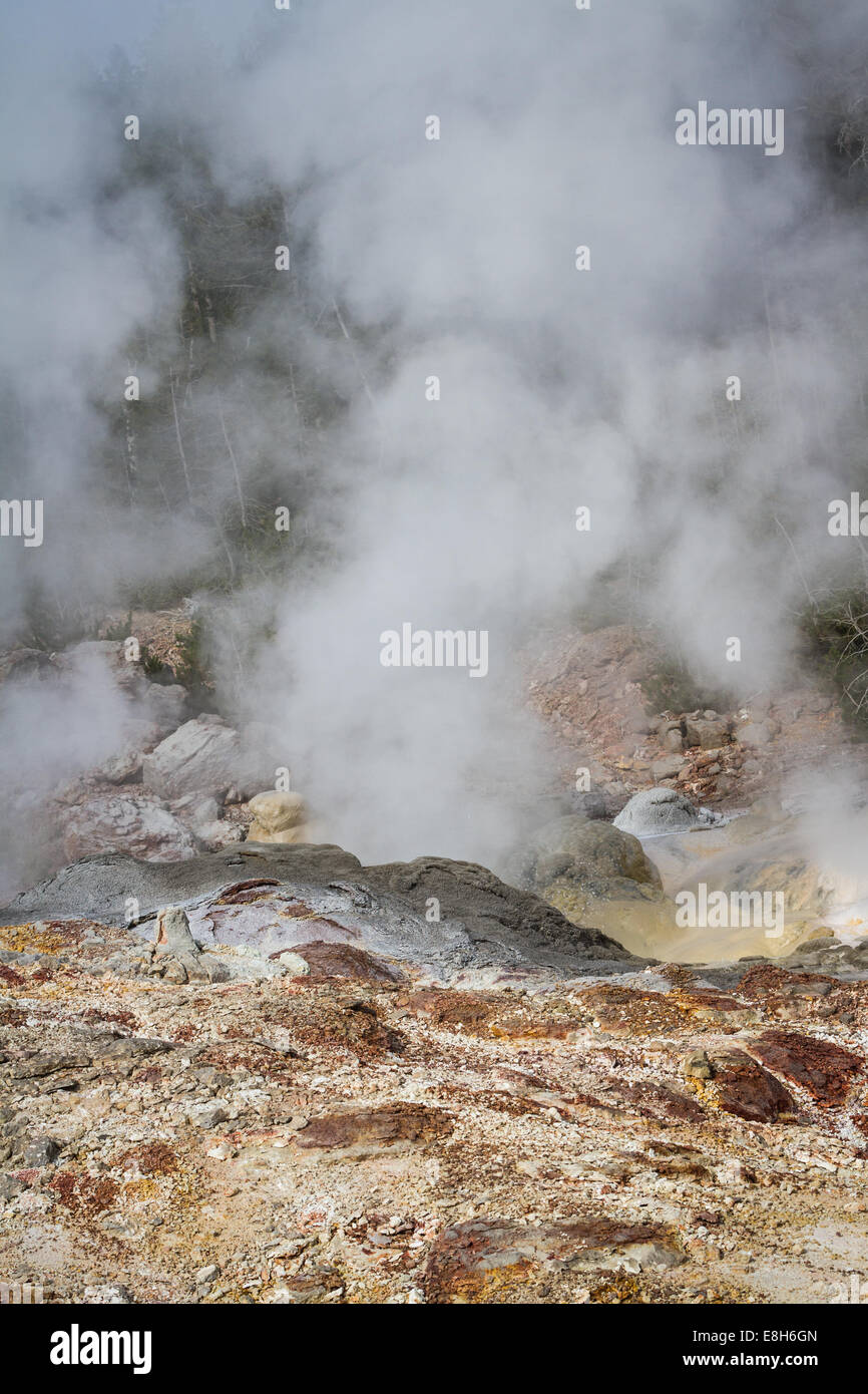 Steam natural mineral deposits hi-res stock photography and images - Alamy
