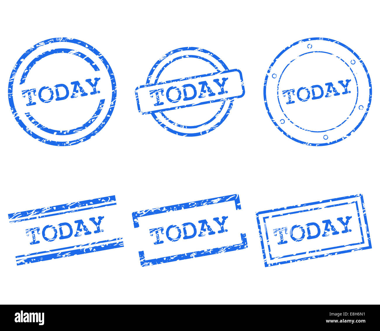 Today rubber stamp hi-res stock photography and images - Alamy