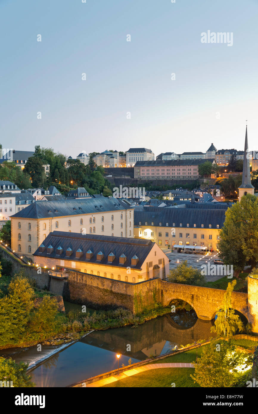 Luxembourg luxembourg city view bock casemates hi-res stock photography ...