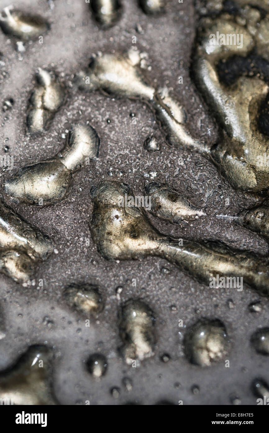 Natural pattern on metal surface Stock Photo - Alamy