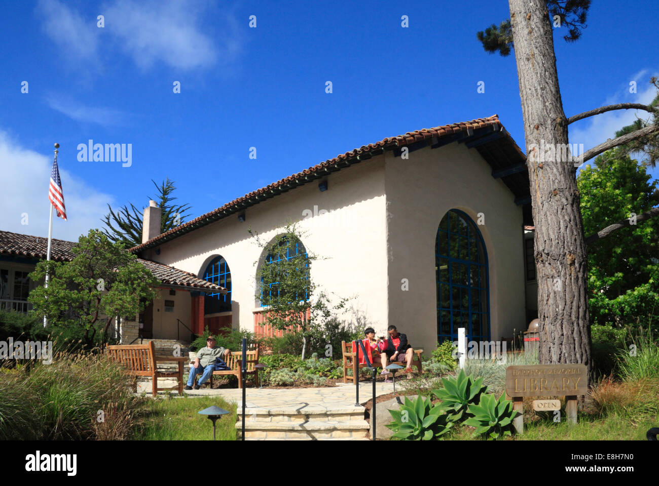 Library in Carmel, California, USA Stock Photo - Alamy