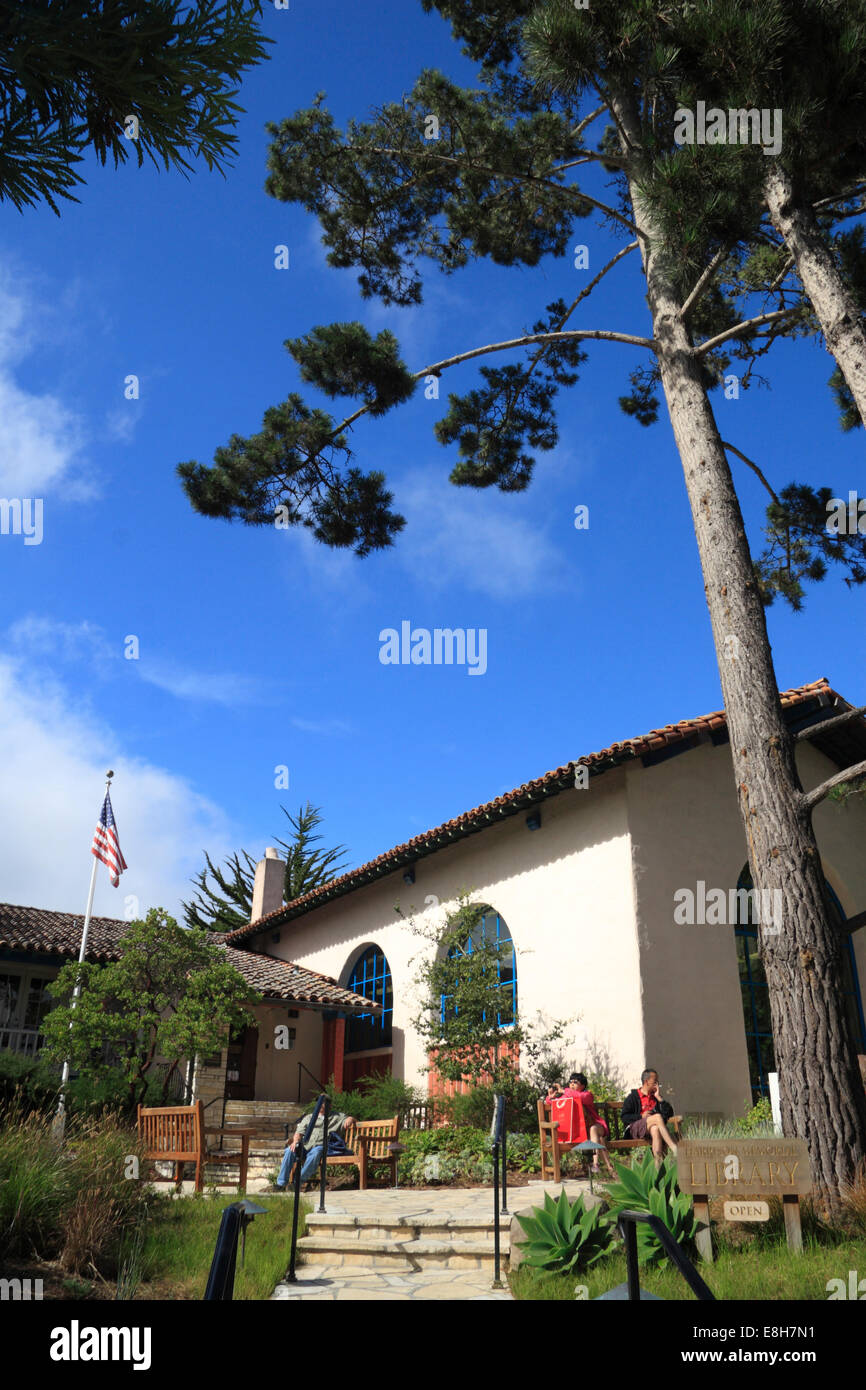 Library in Carmel, California, USA Stock Photo - Alamy