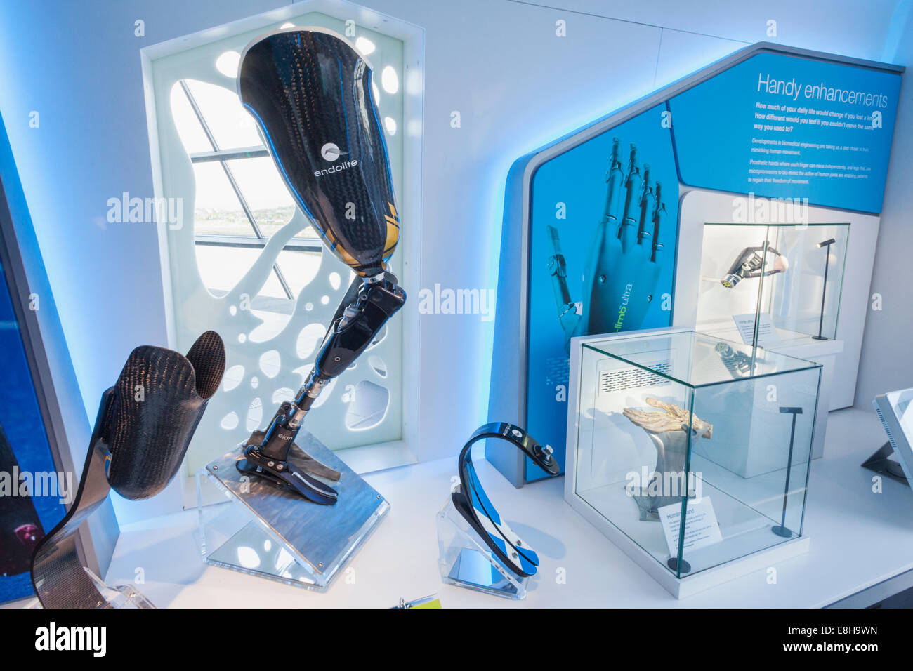 Scotland, Glasgow, Clydebank, Scottish Science Centre, Exhibit of ...