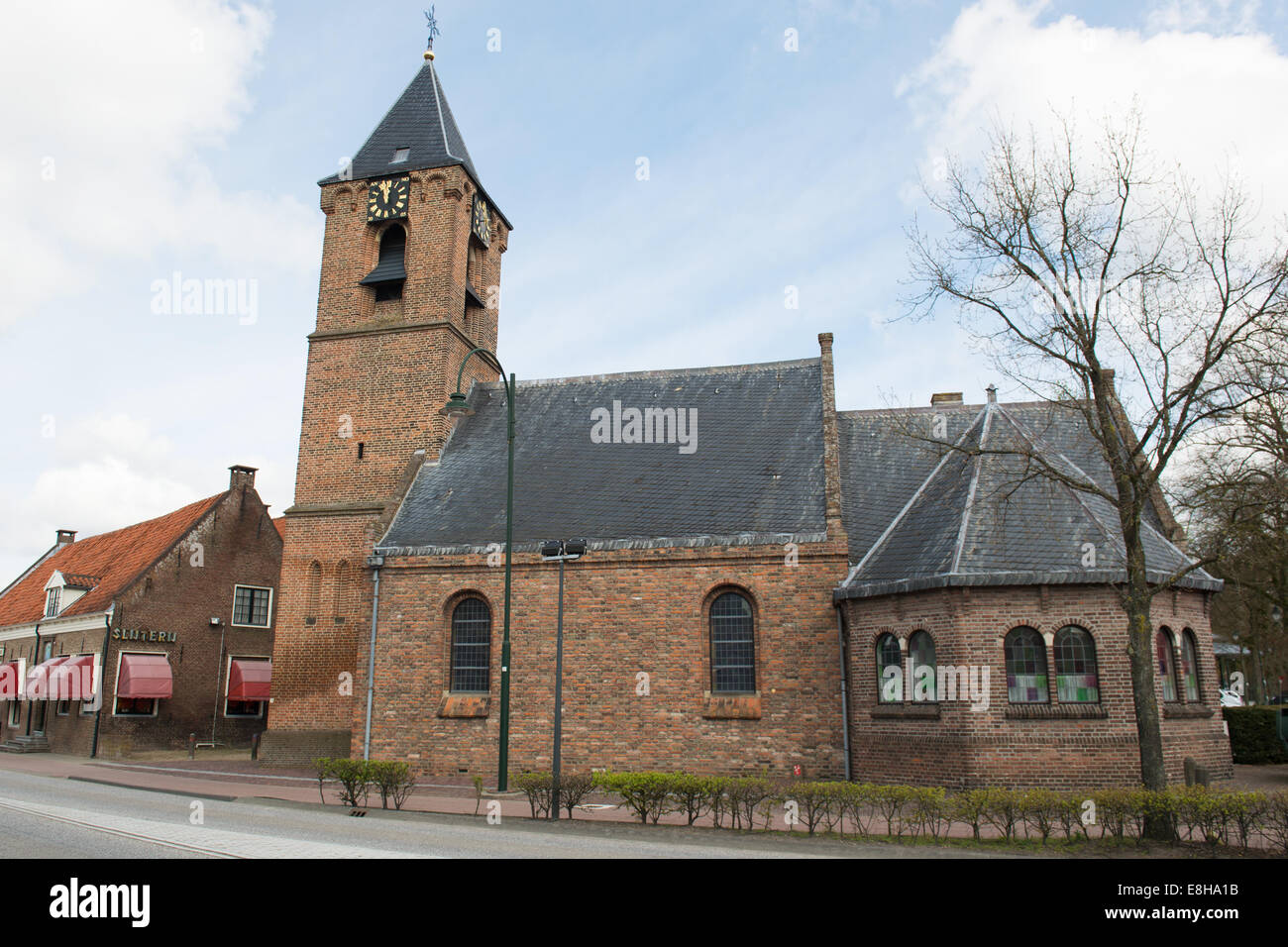 Dutch church in village Leersum Stock Photo - Alamy