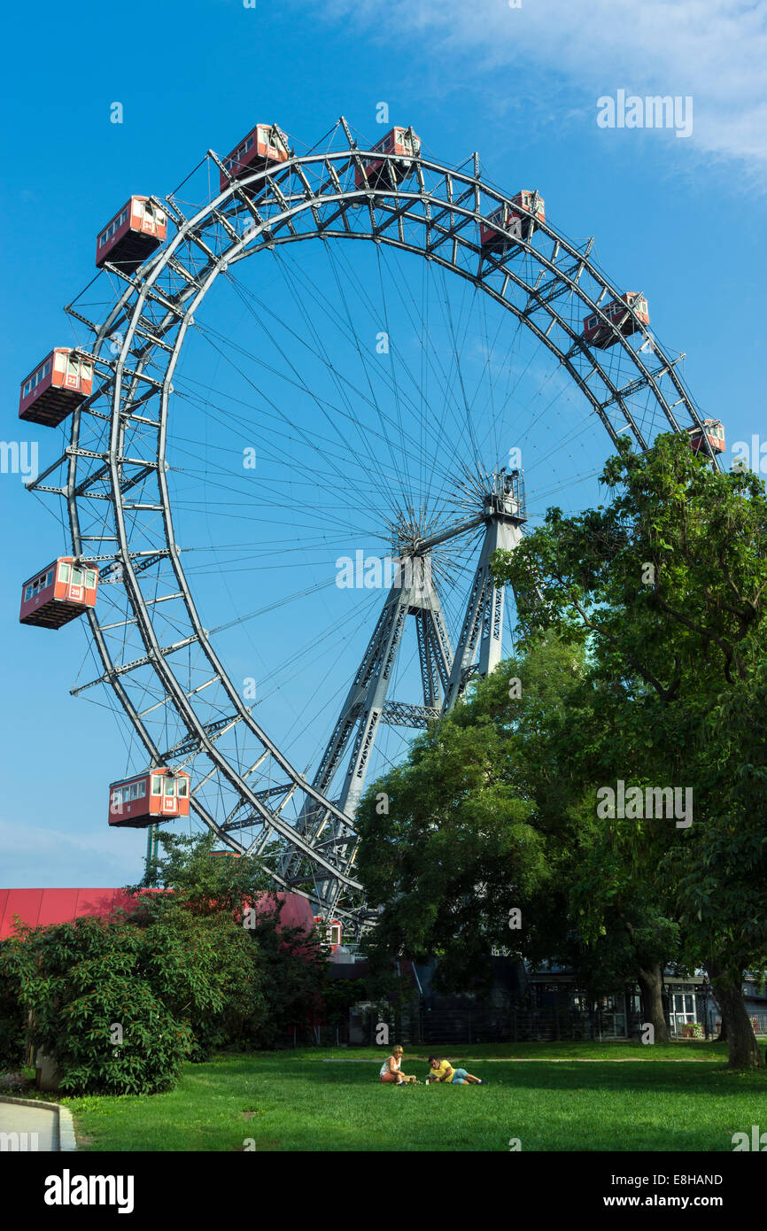 Austria, Vienna, Prater, Viennese giant wheel Stock Photo - Alamy