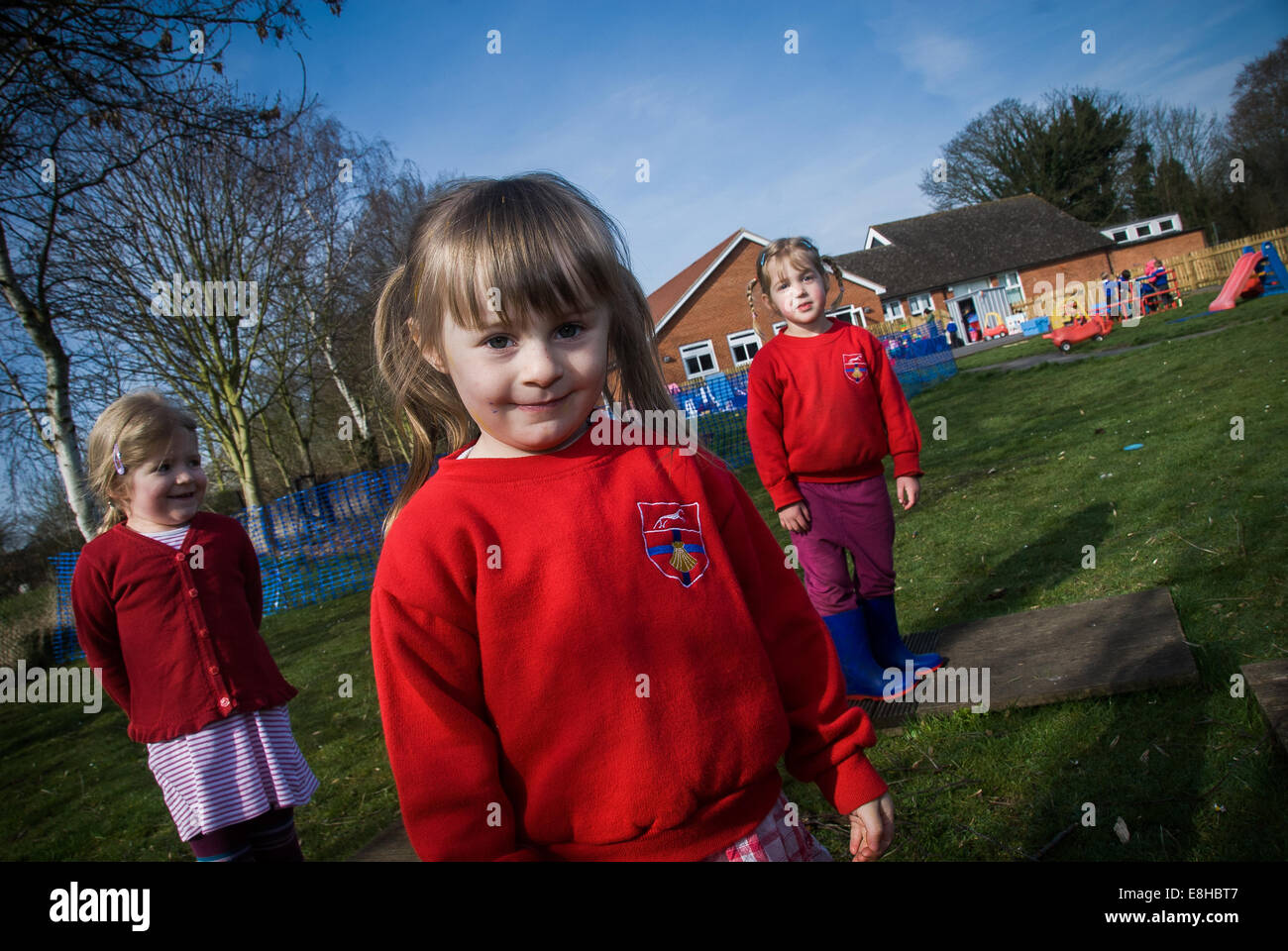 Girls school playground uk hi-res stock photography and images - Alamy