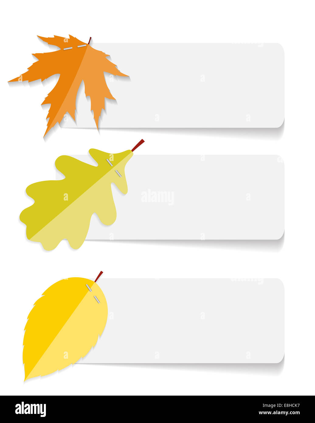 Autumn Leaves Infographic Templates for Business Vector Illustra Stock ...