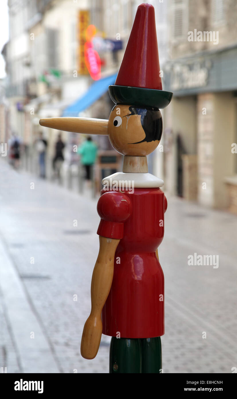 Pinocchio by writer Carlo Collodi.Wooden puppet who dreams of becoming ...