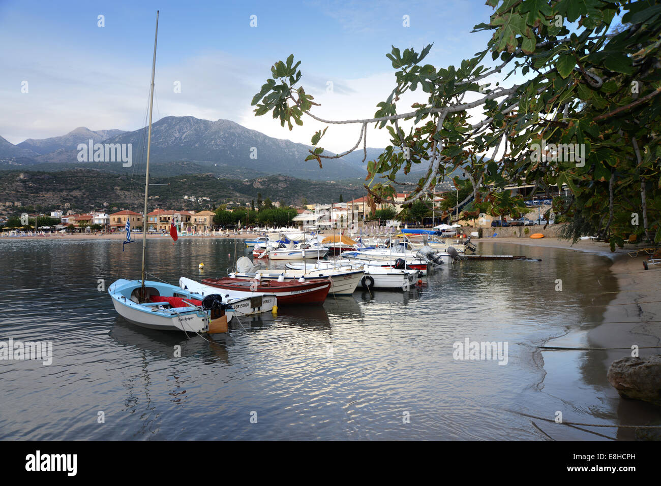 The atrractive seaside resort of STOUPA, GREECE Stock Photo - Alamy
