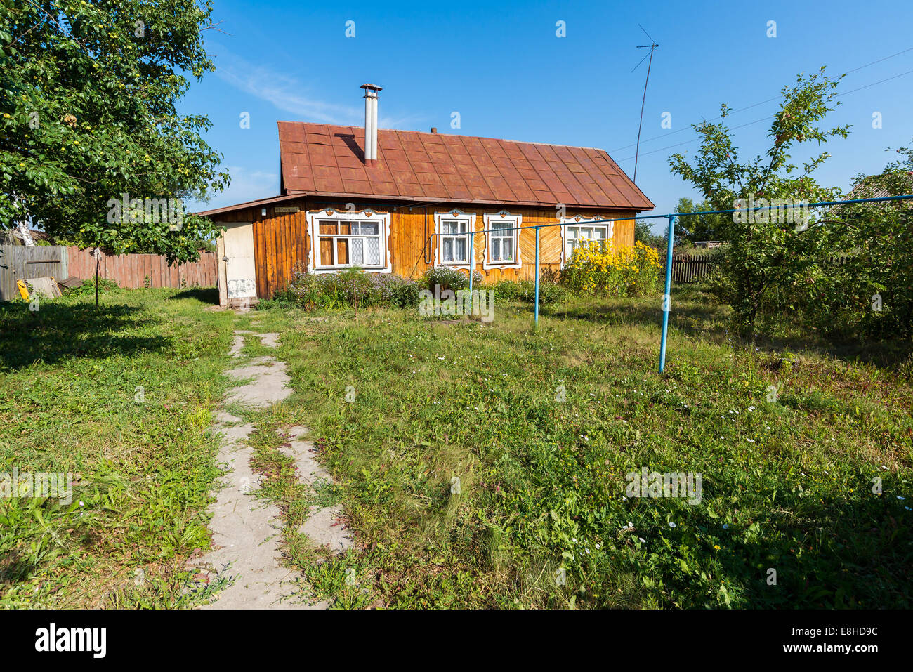 typical village house in the countryside Stock Photo - Alamy