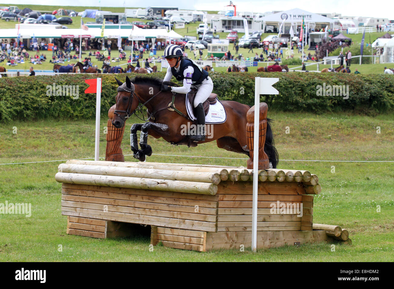 Caroline Powell on Spice Sensation at Barbury Castle Horse Trials 2014 ...