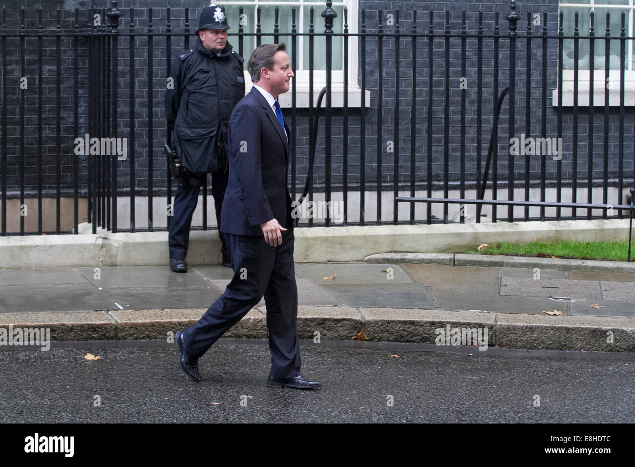Westminster London UK. 8th October 2014. British Prime Minister David ...