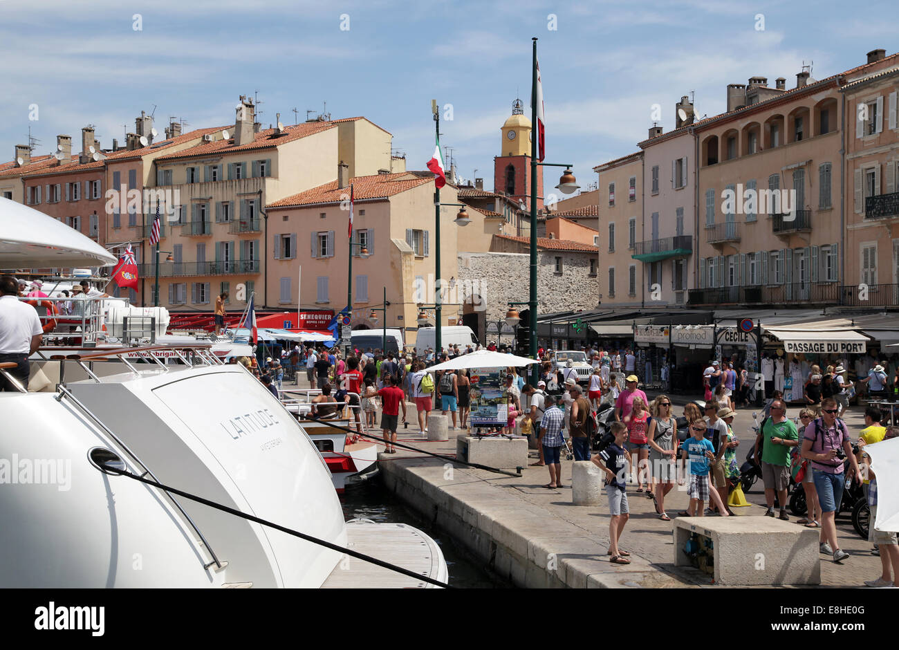 Port of Saint-Tropez.Provençal town in the Var department of the ...