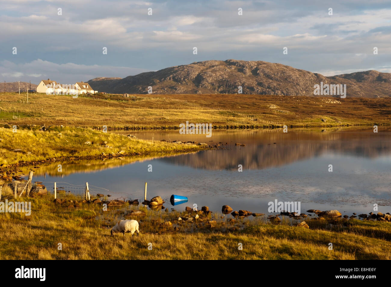 Part of the township of Siabost on the west coast of the Isle of Lewis ...