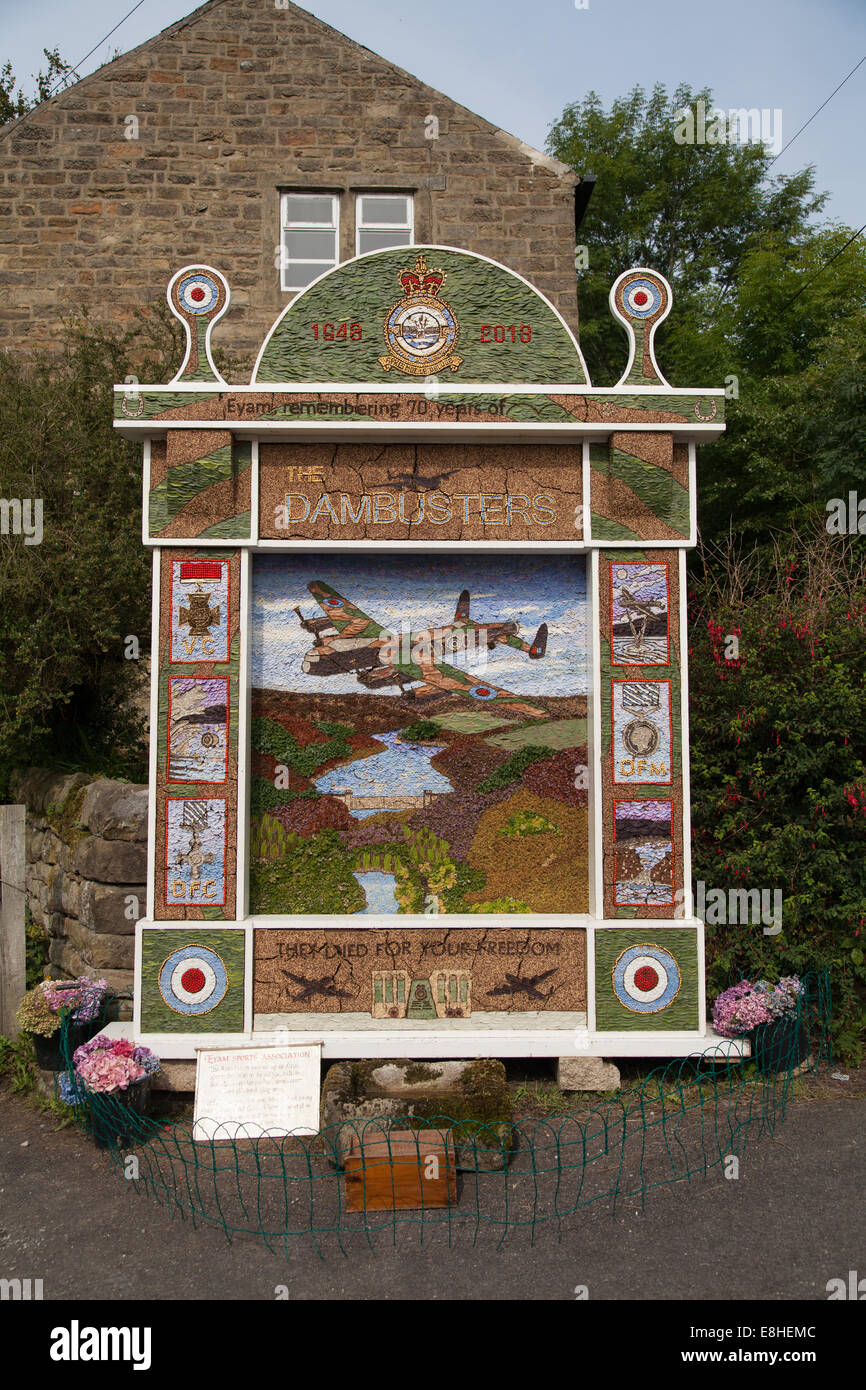 2013 Well Dressing - Eyam Remembering 70 years of the Dambusters 1943 ...