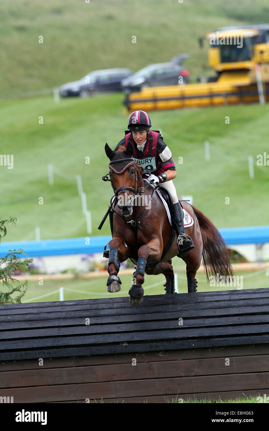 Sarah Bullimore on Lilly Corinne at Barbury Castle Horse Trials 2014 ...
