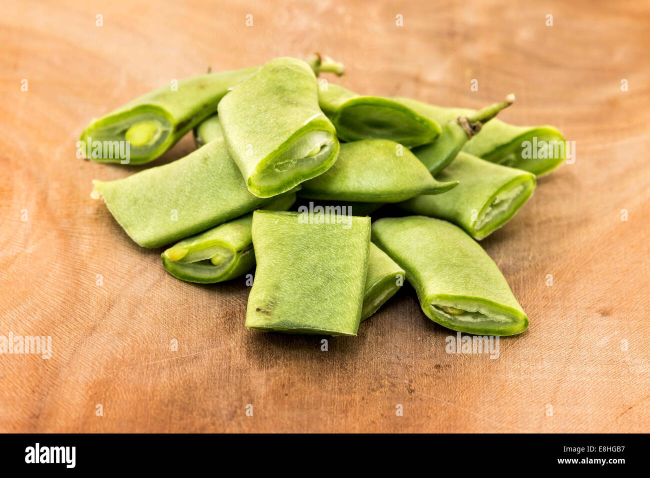 Green beans on the table Stock Photo - Alamy