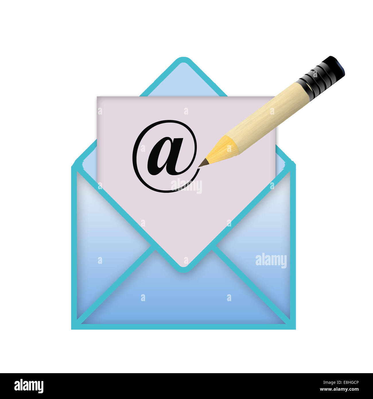 write to us logo Stock Photo - Alamy